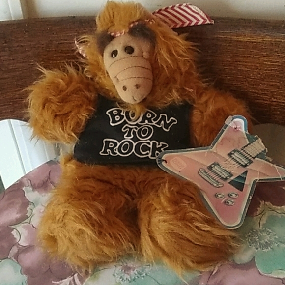 Allen Productions | Toys | 32 Vtg Alf Born To Rock Hand Puppet | Poshmark